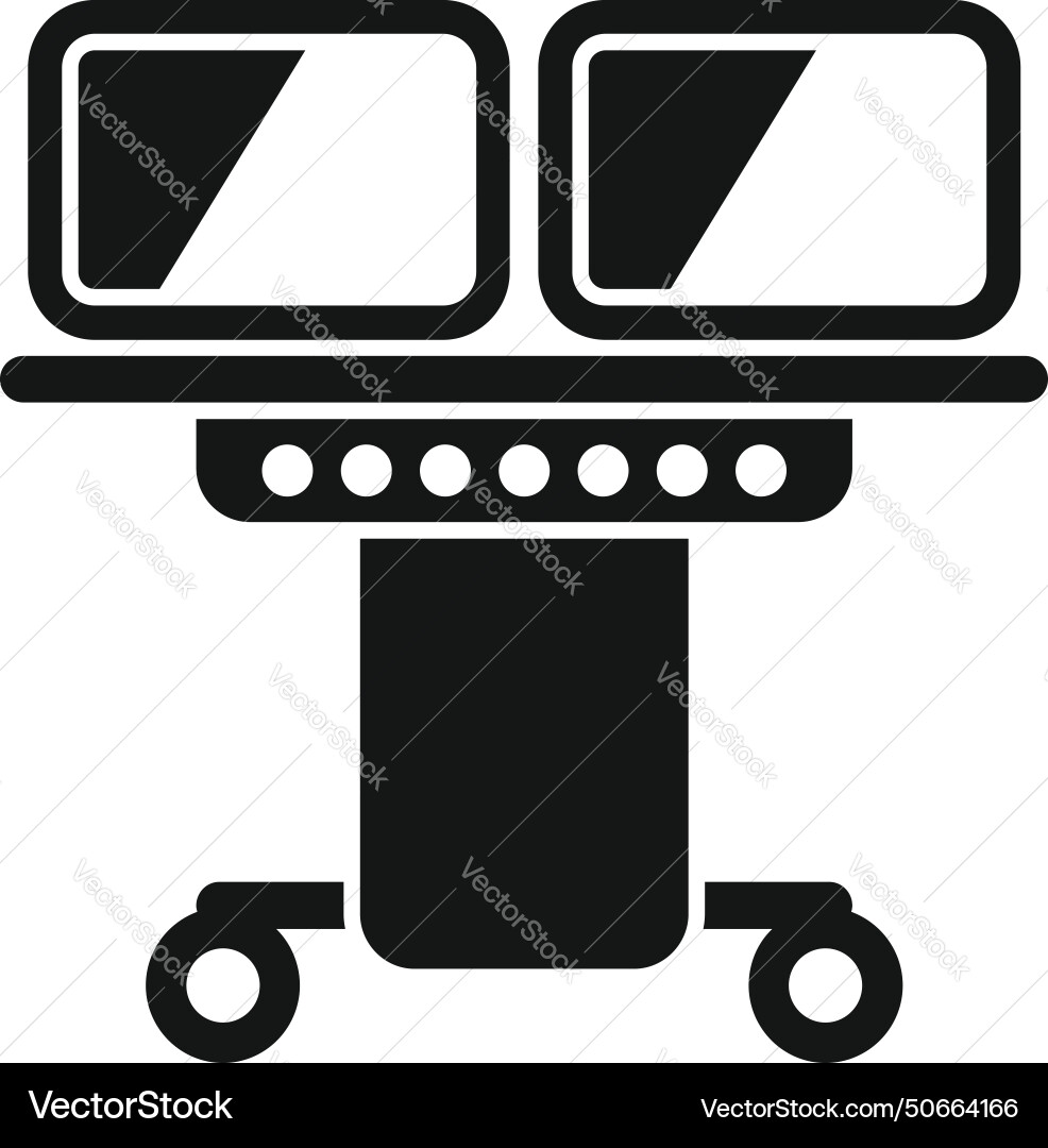 Medical equipment icon simple Royalty Free Vector Image