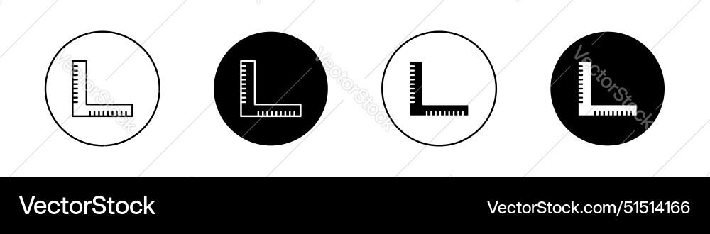 Ruler combined icon Royalty Free Vector Image - VectorStock