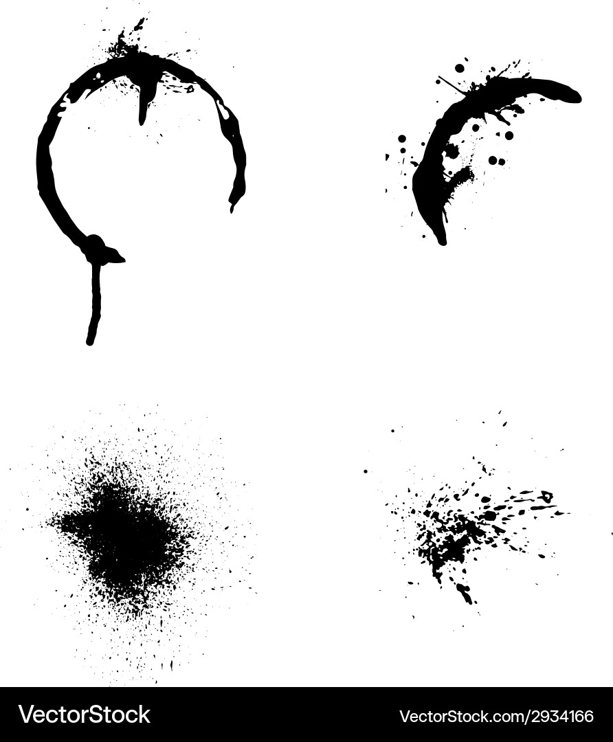 Splash of ink Royalty Free Vector Image - VectorStock