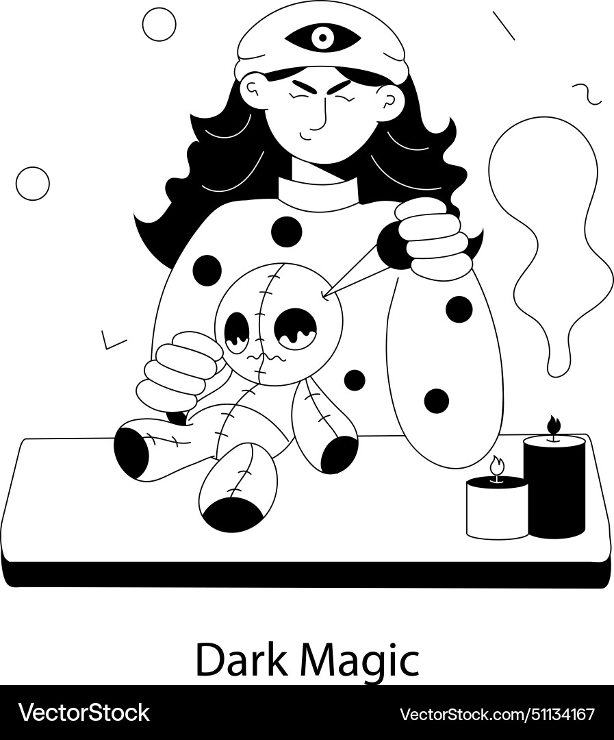 Dark magic Royalty Free Vector Image - VectorStock