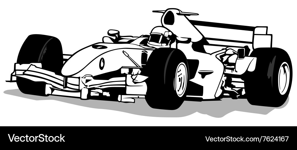 Formula one Royalty Free Vector Image - VectorStock