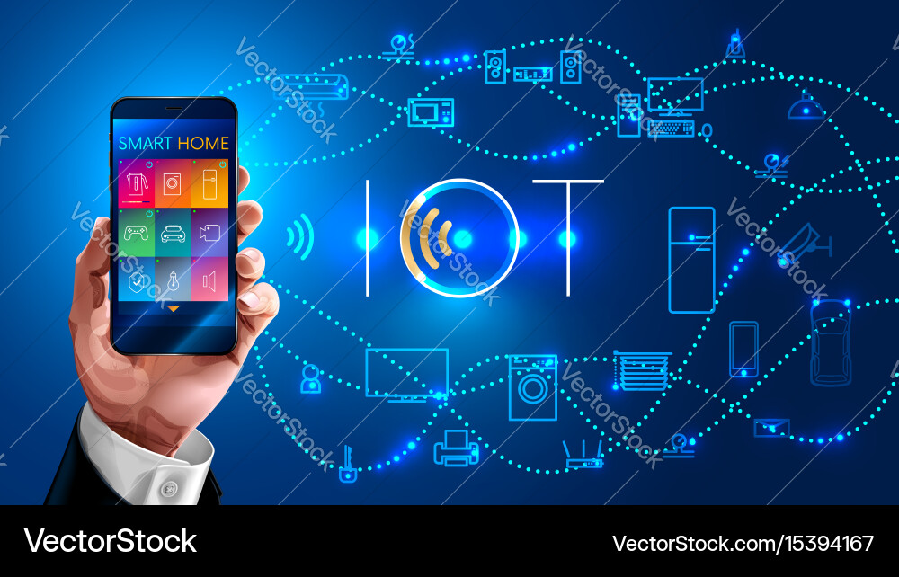 Internet of things Royalty Free Vector Image - VectorStock