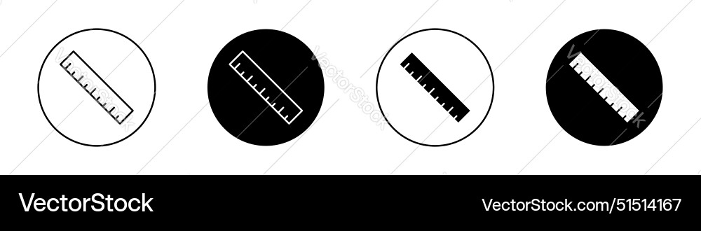 Ruler icon Royalty Free Vector Image - VectorStock