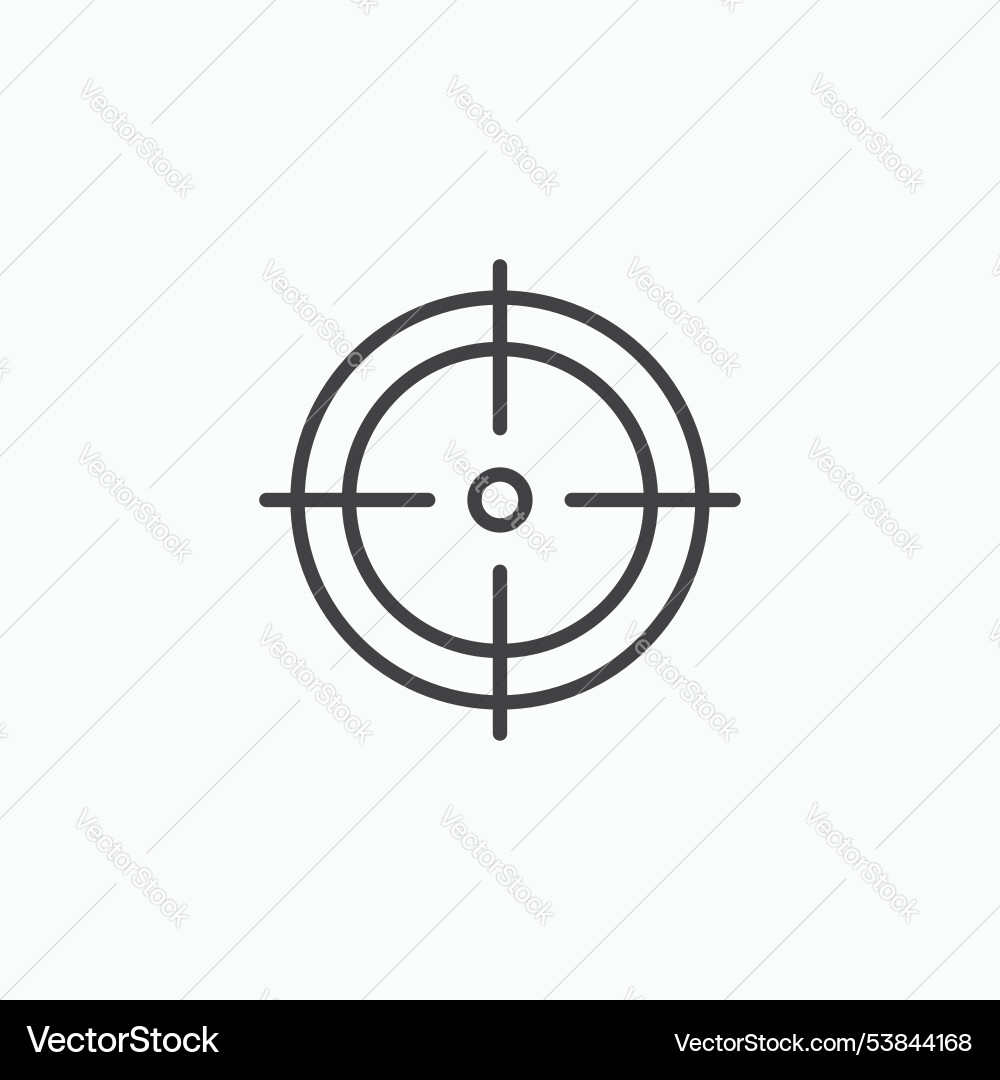 Aim icon set Royalty Free Vector Image - VectorStock