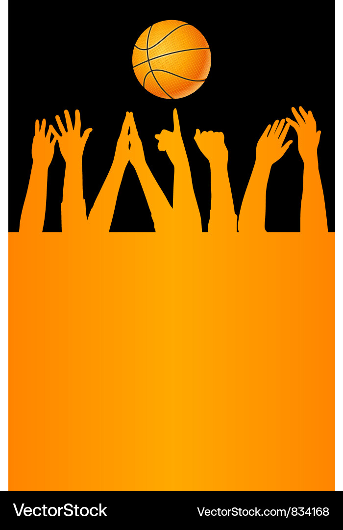 Basketball card Royalty Free Vector Image - VectorStock