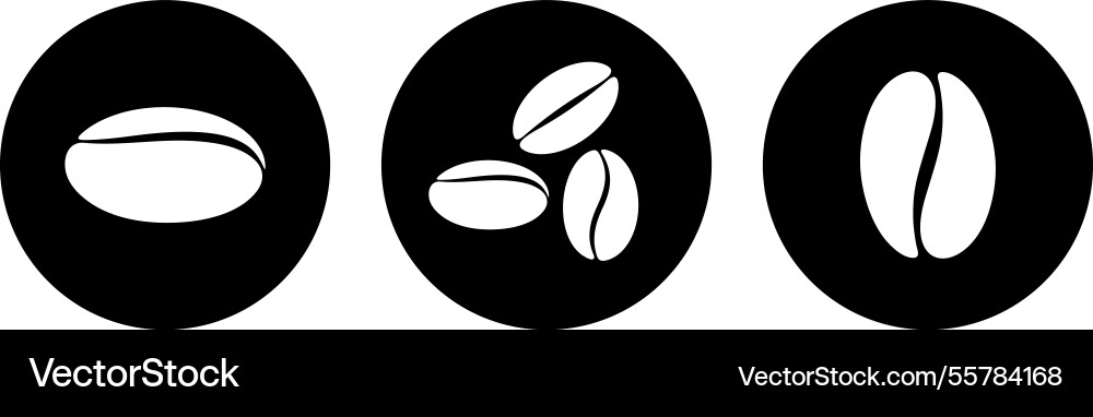 Coffee bean Royalty Free Vector Image - VectorStock