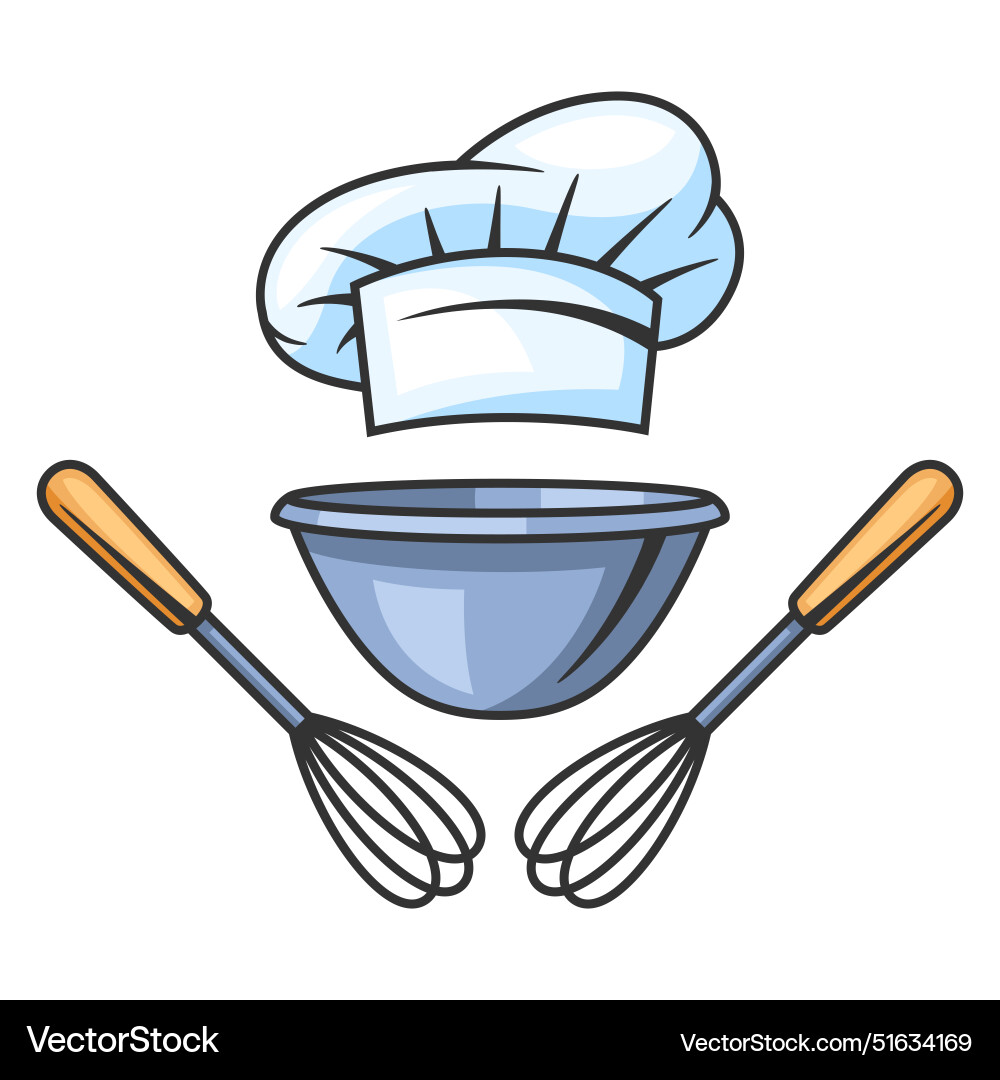 Kitchen utensils cooking tools Royalty Free Vector Image