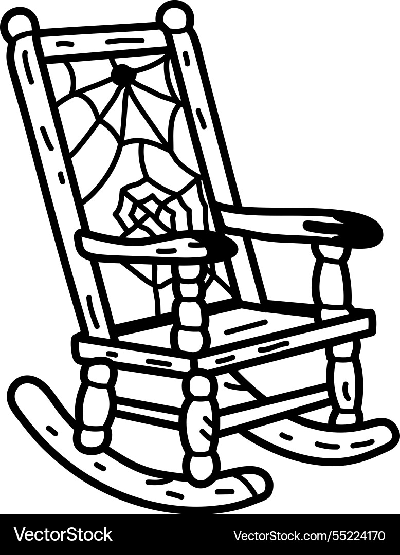Rocking chair Royalty Free Vector Image - VectorStock