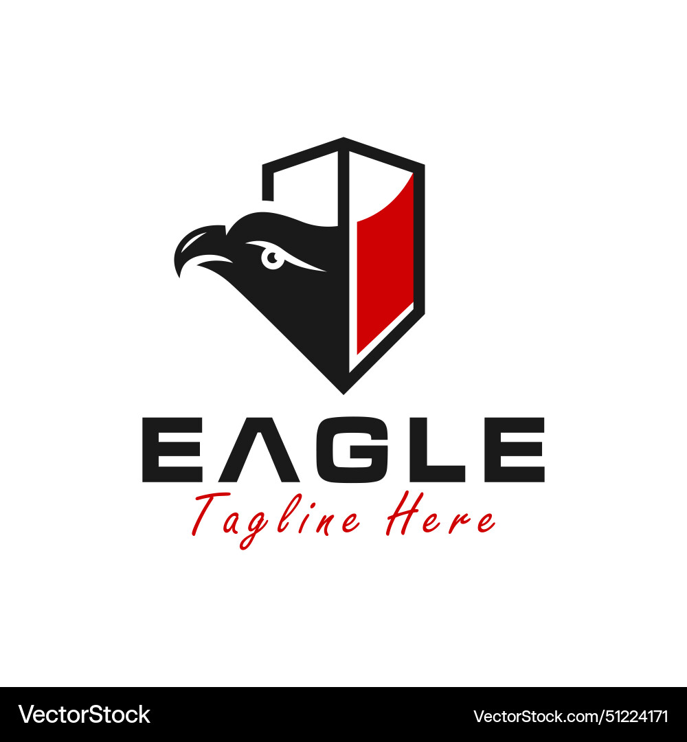 Eagle shield logo Royalty Free Vector Image - VectorStock
