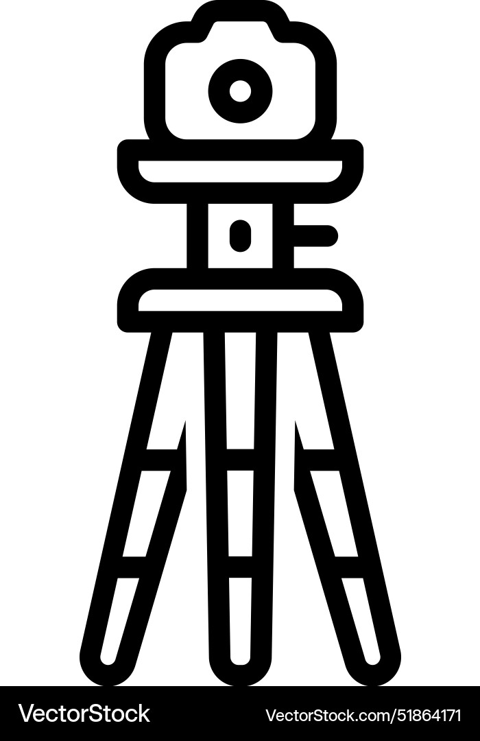 Tripod Royalty Free Vector Image - VectorStock