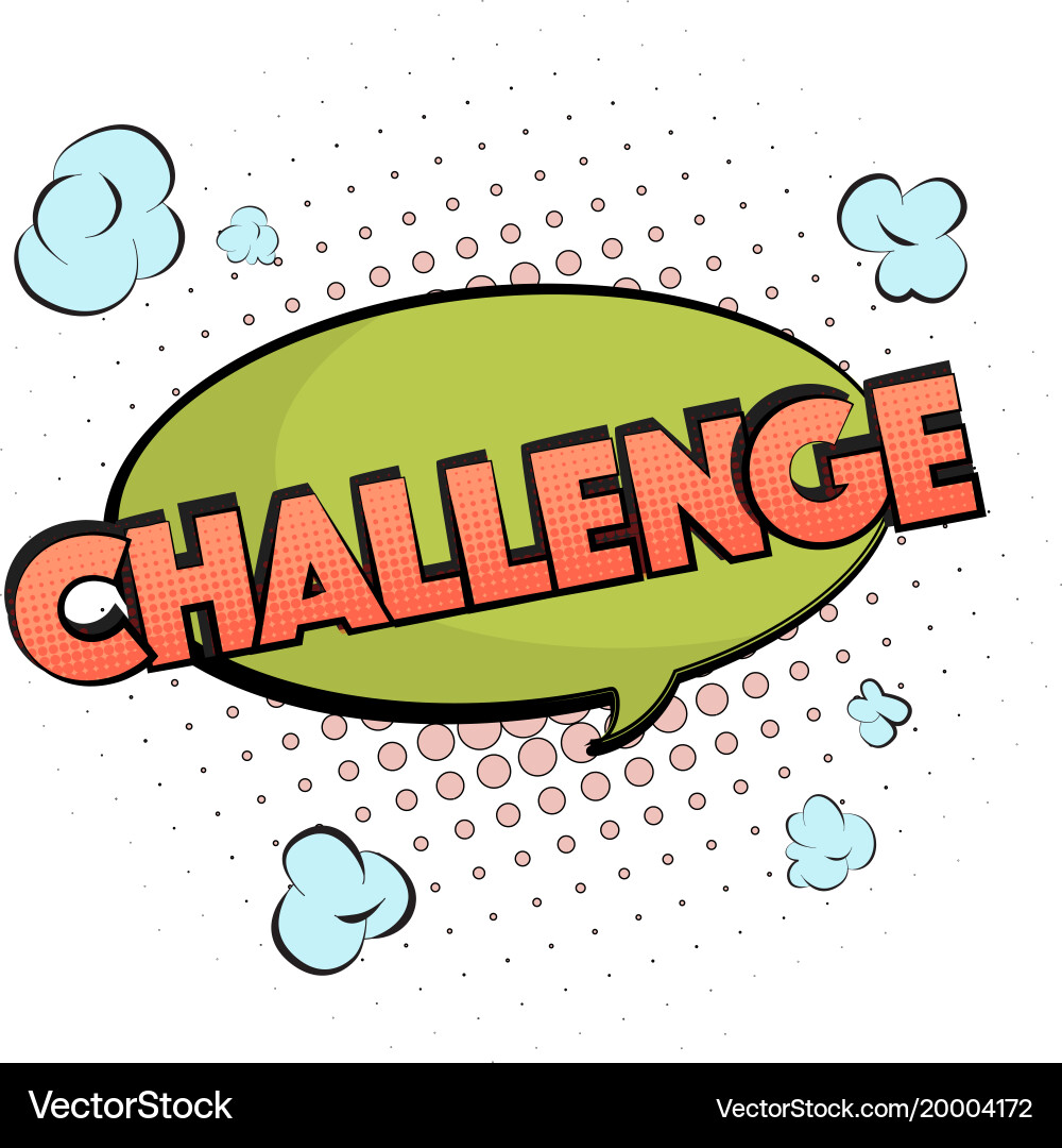 Competition sign challenge motivation Royalty Free Vector