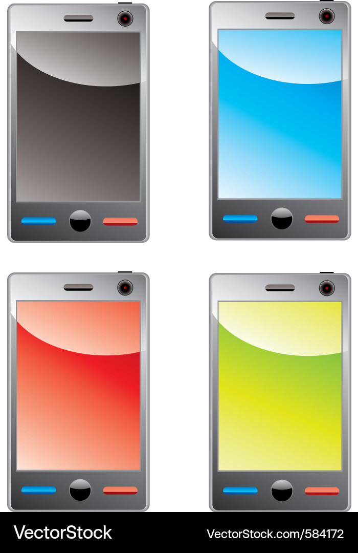 Mobile phone Royalty Free Vector Image - VectorStock