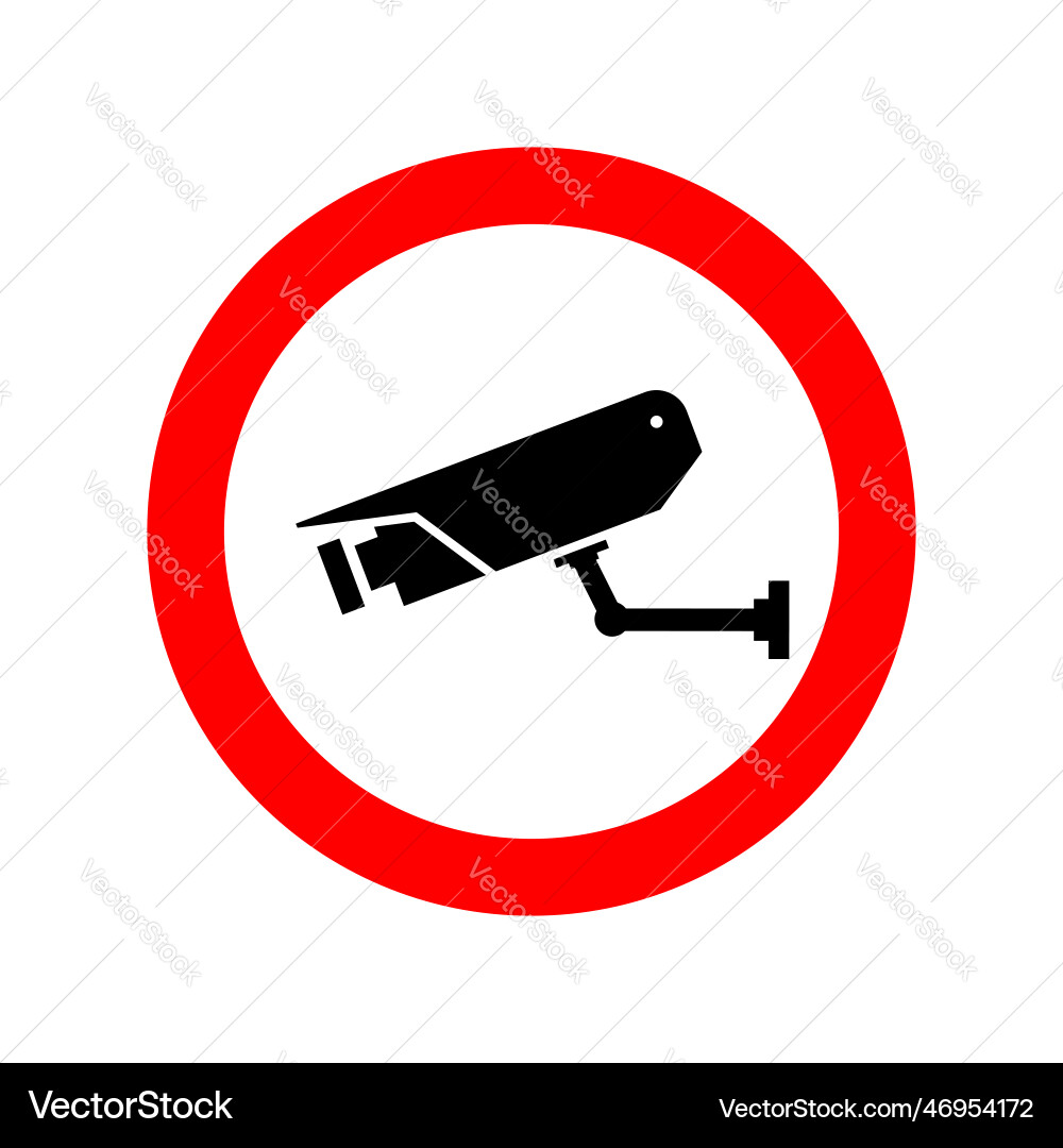 Security Camera Symbol Royalty Free Vector Image