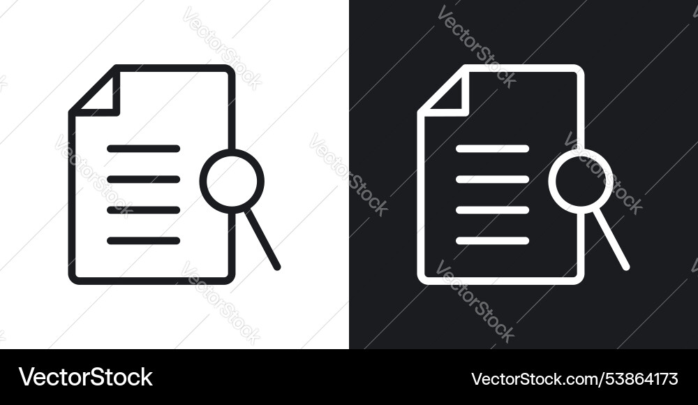Case study icon set Royalty Free Vector Image - VectorStock