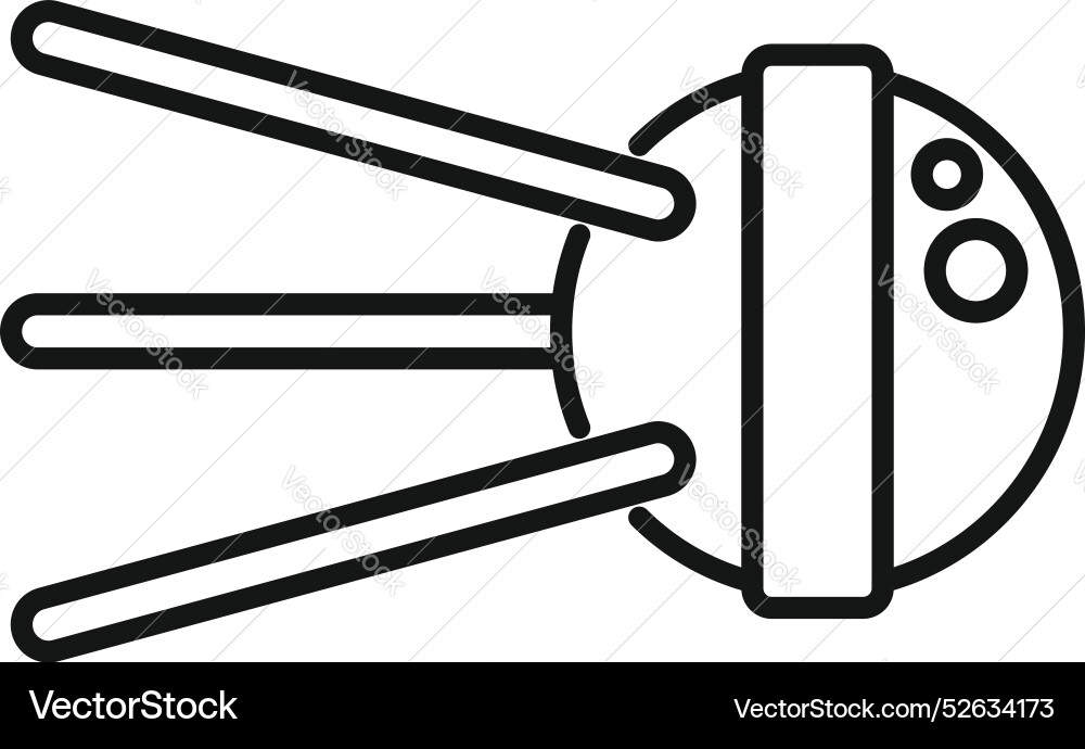 Sputnik satellite orbiting earth transmitting Vector Image
