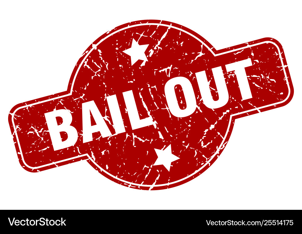 Bail out Royalty Free Vector Image - VectorStock