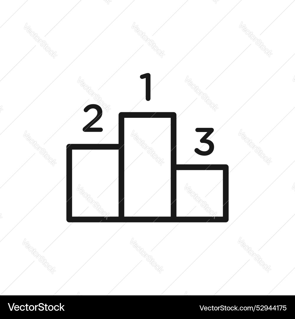 Leaderboard icon Royalty Free Vector Image - VectorStock