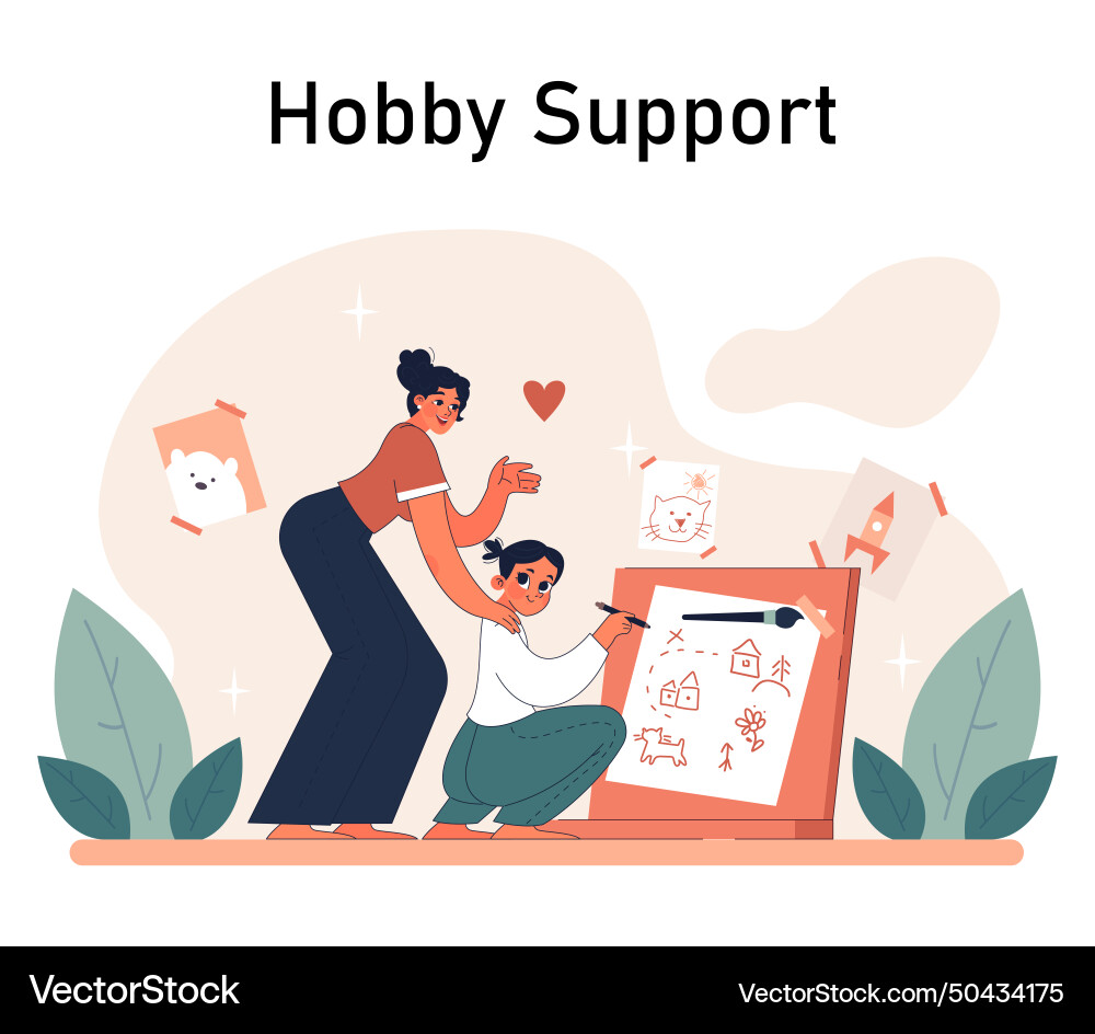 Positive relationships loving family connection Vector Image