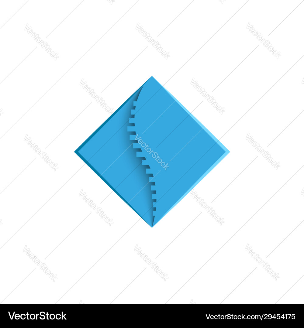 Spinal Rhombus Medical Logo Royalty Free Vector Image