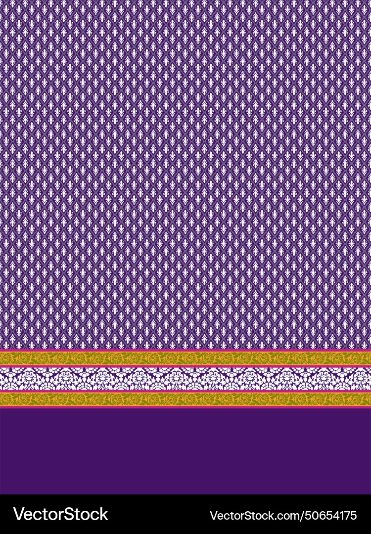 Textile digital design fabric print wallpaper Vector Image