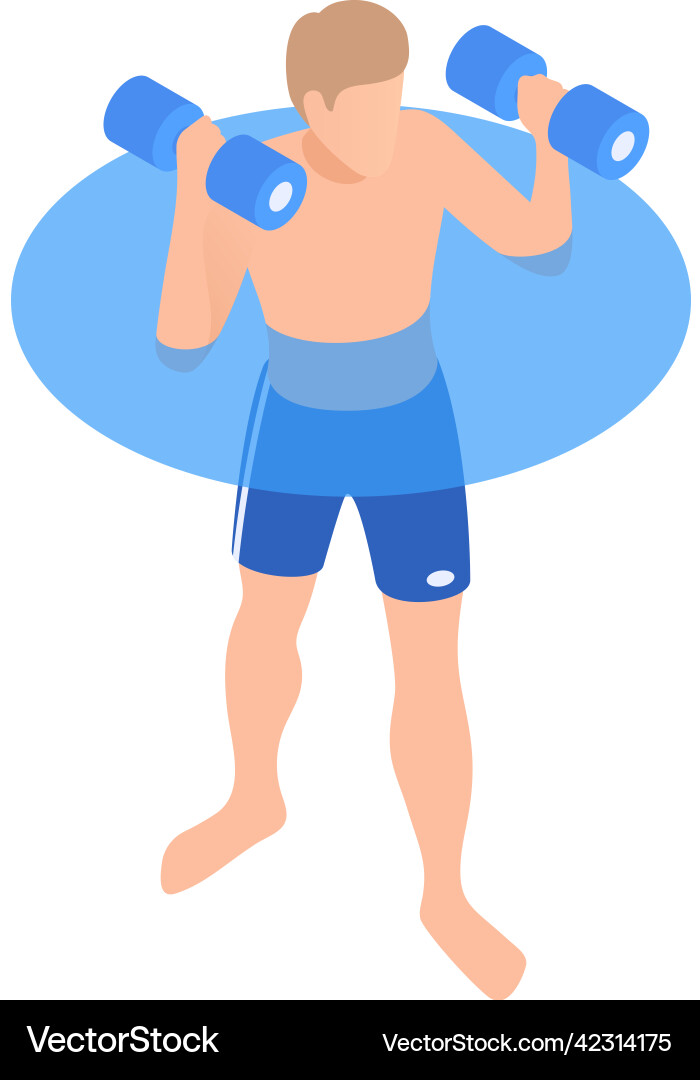 Water fitness icon Royalty Free Vector Image - VectorStock