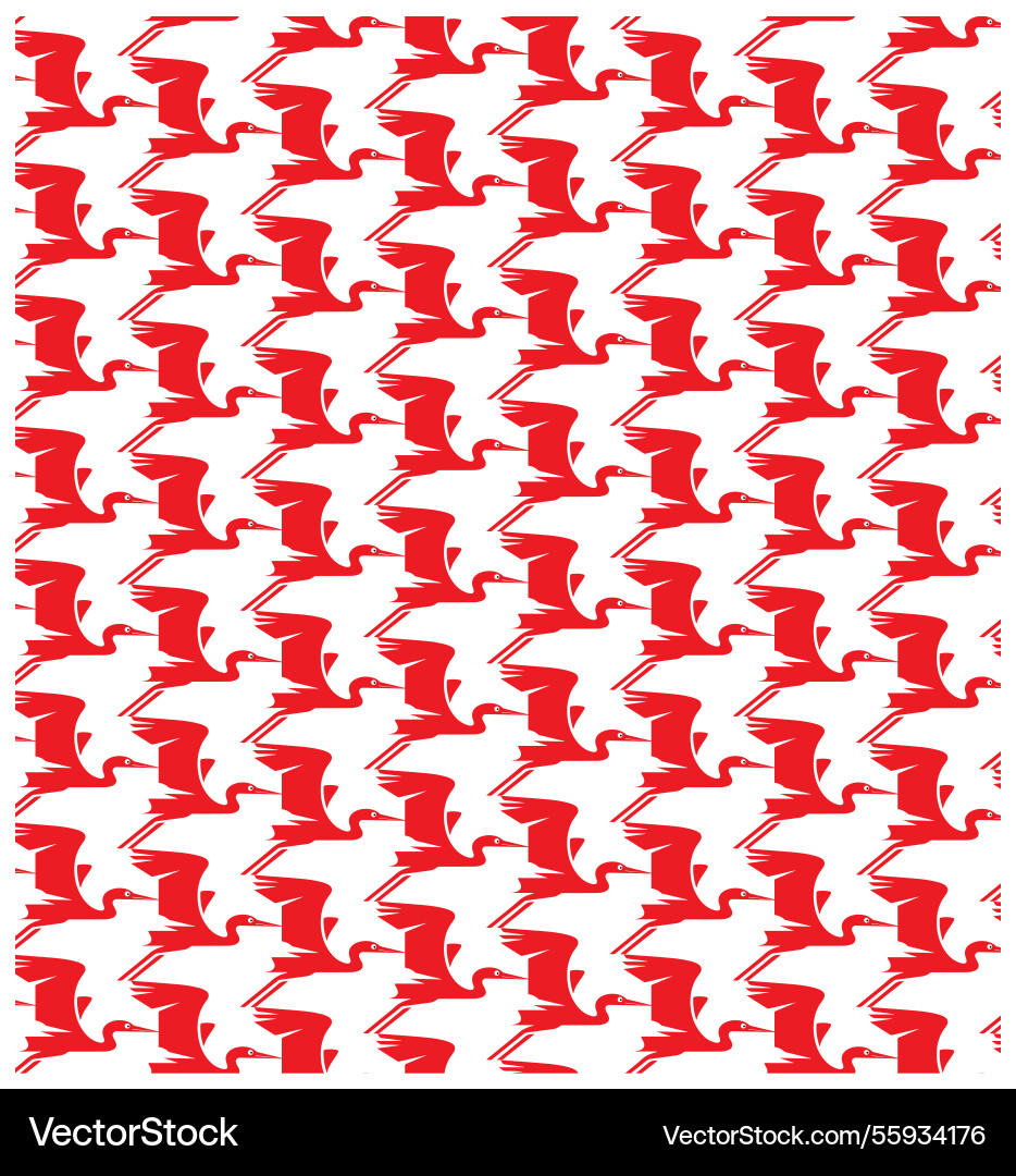 Birds repeat print placement Royalty Free Vector Image