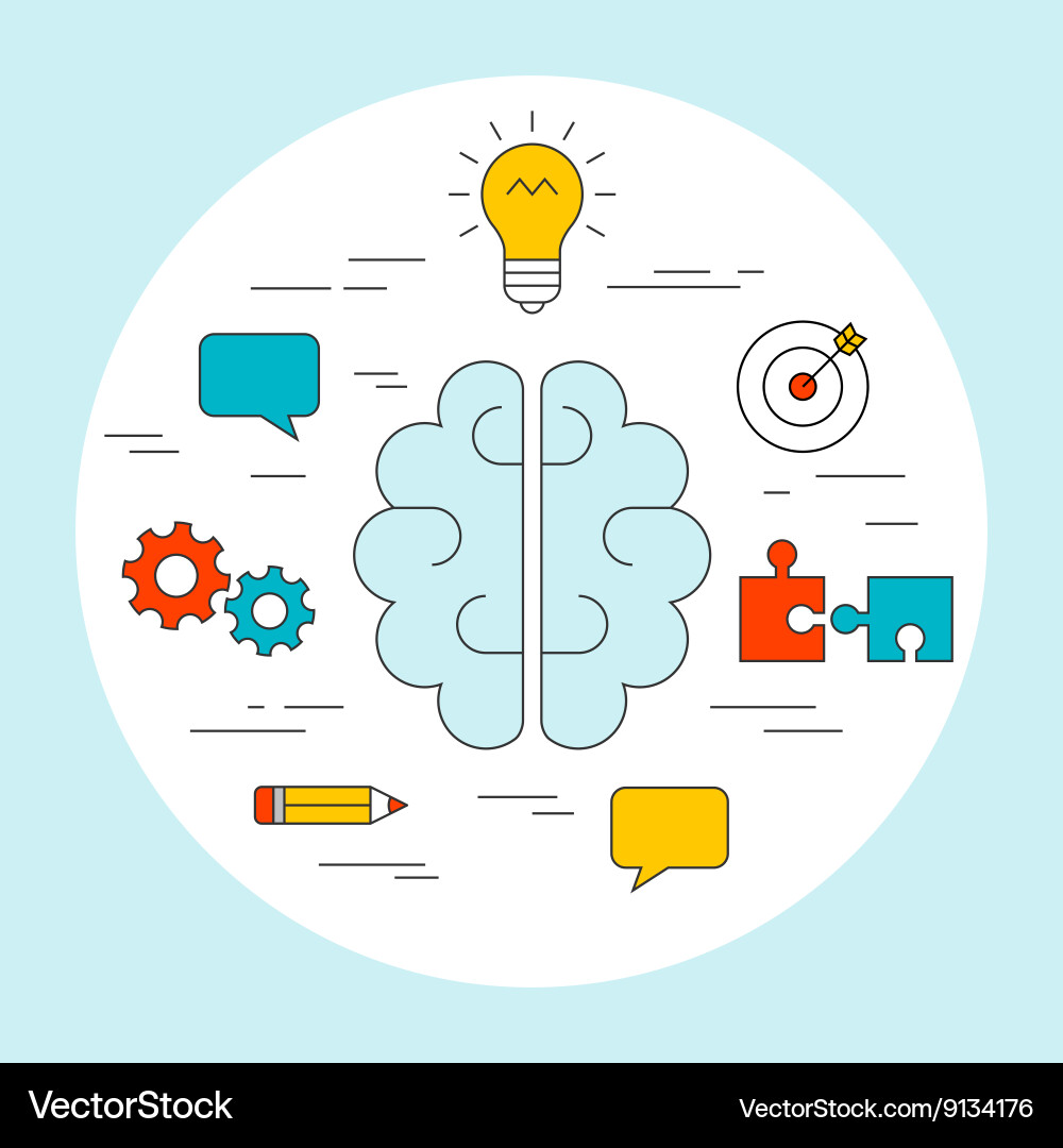 Brainstorm concept Royalty Free Vector Image - VectorStock