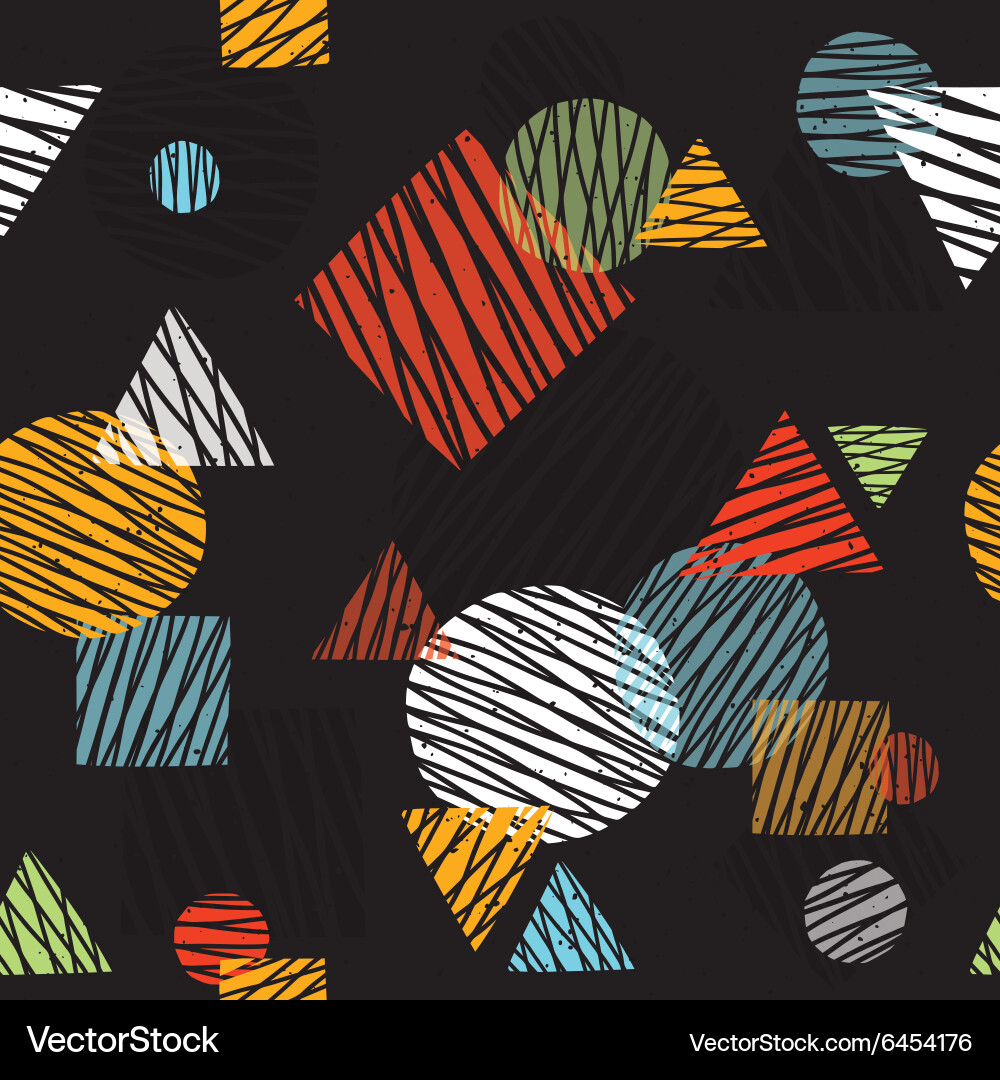 Pop art retro seamless background pattern Vector Image Pop art retro seamless background pattern Vector Image