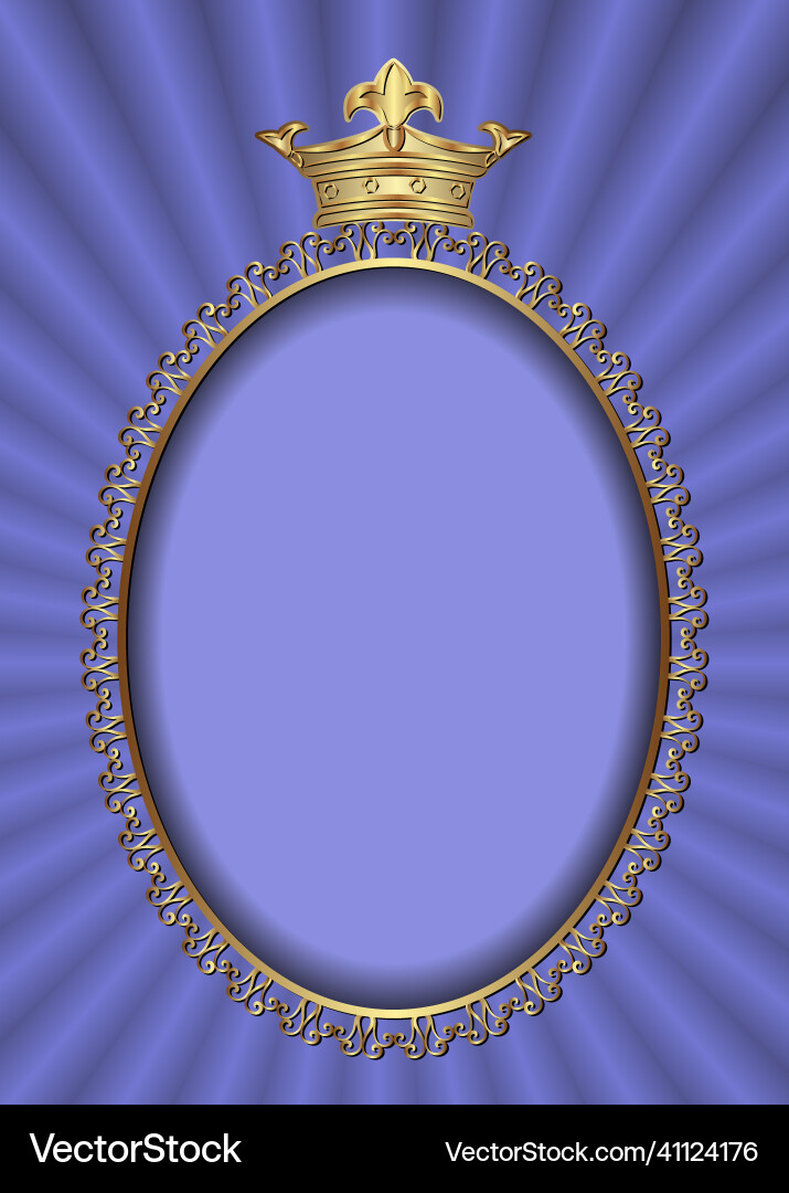 Royal frame Royalty Free Vector Image - VectorStock