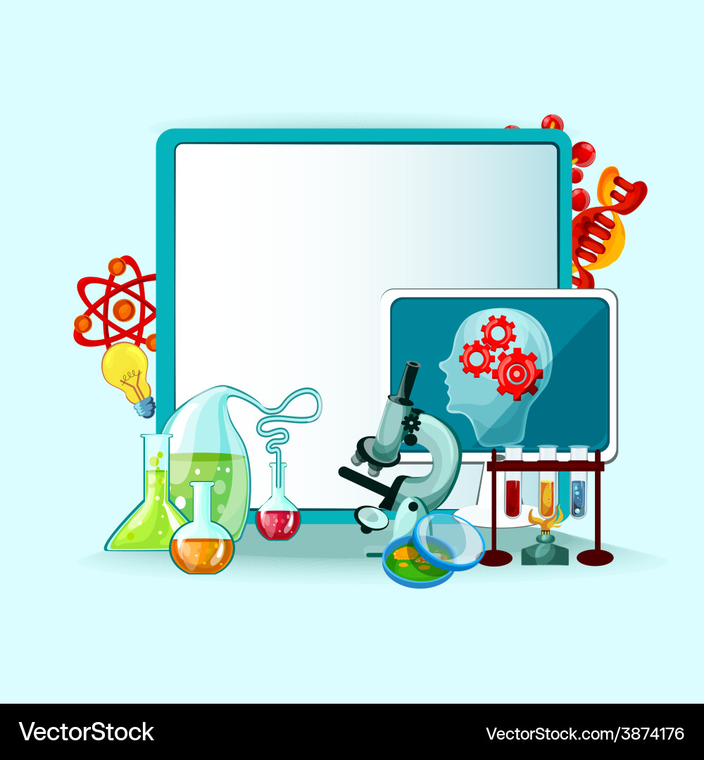 Science concept Royalty Free Vector Image - VectorStock