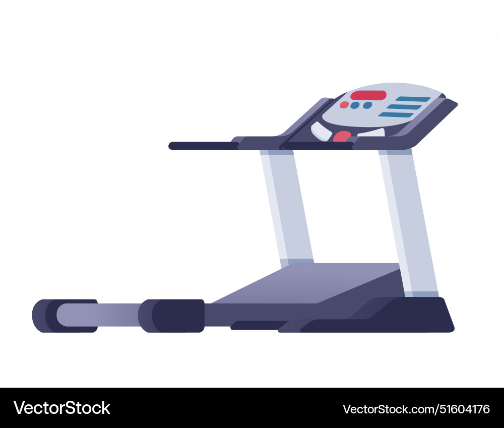 Treadmill running and walking training apparatus Vector Image