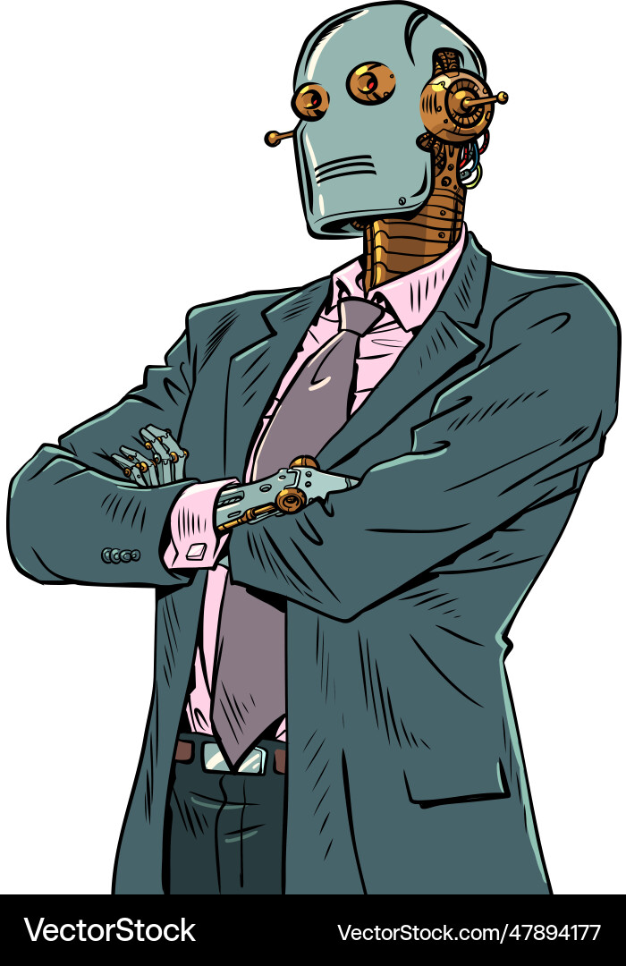 Artificial intelligence is starting to take over Vector Image