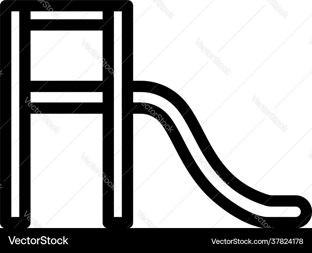 Children slide icon Royalty Free Vector Image - VectorStock