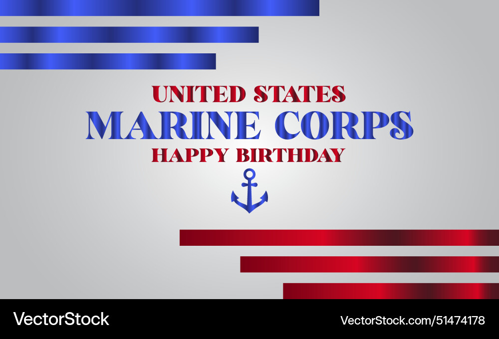 Gradient background united states marine corps – Royalty-Free Vector ...