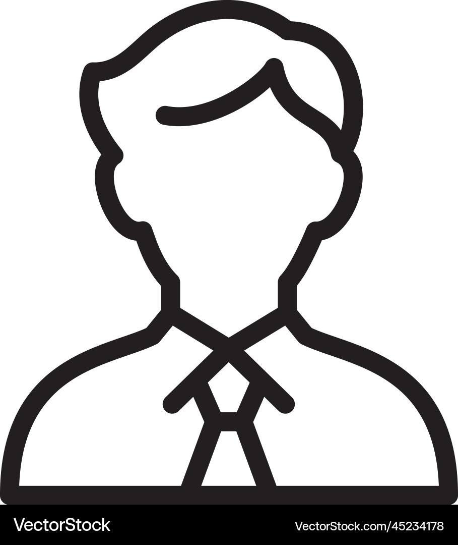 Office manager avatar male web profile picture Vector Image