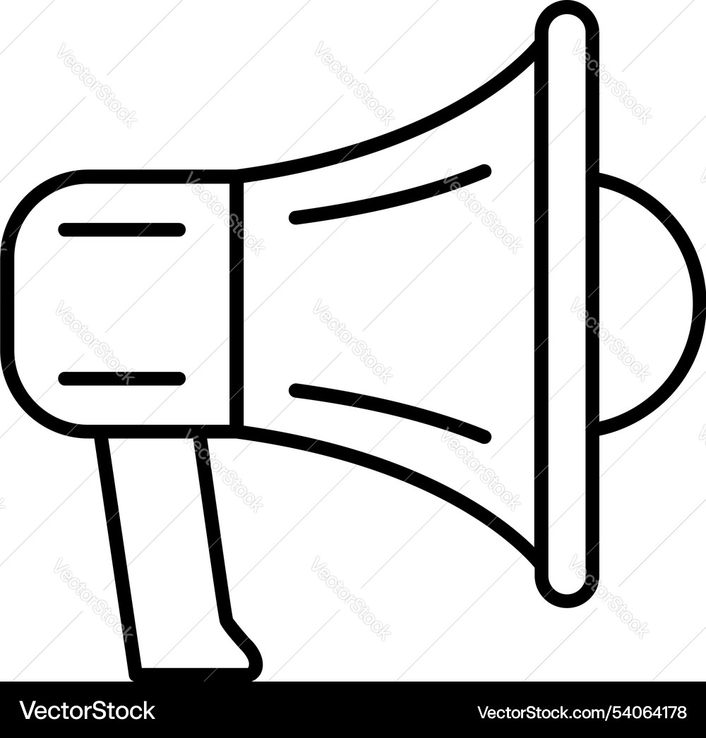 Promote line icon design Royalty Free Vector Image