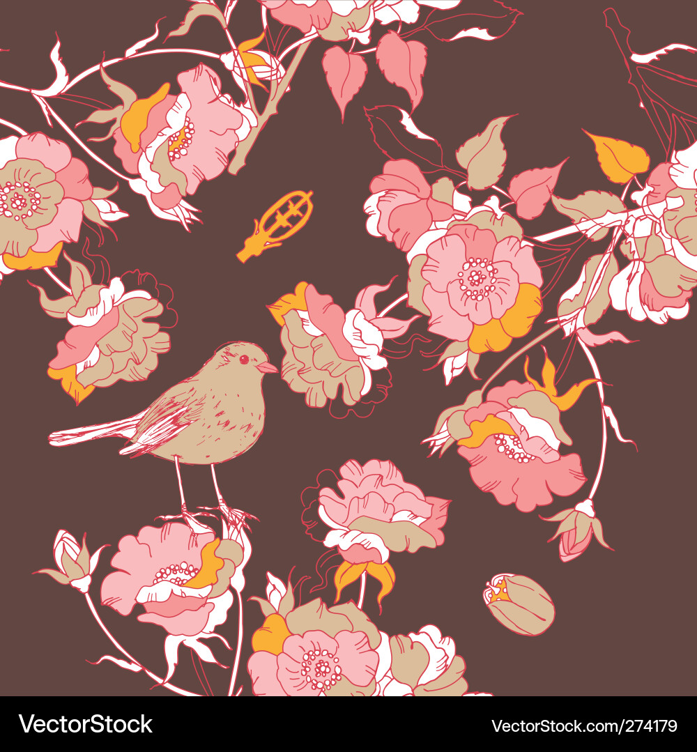 Bird pattern Royalty Free Vector Image - VectorStock