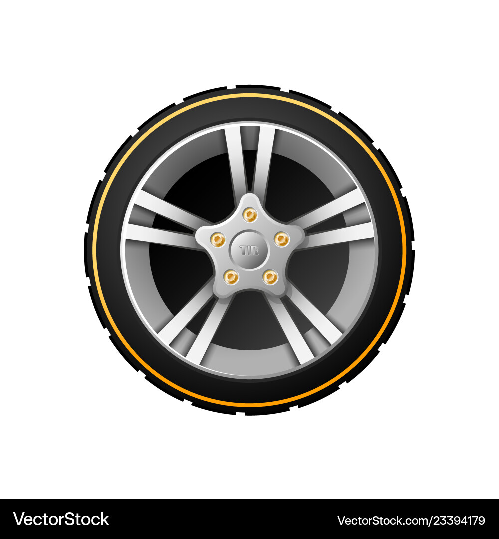 Car service element isolated on white background Vector Image