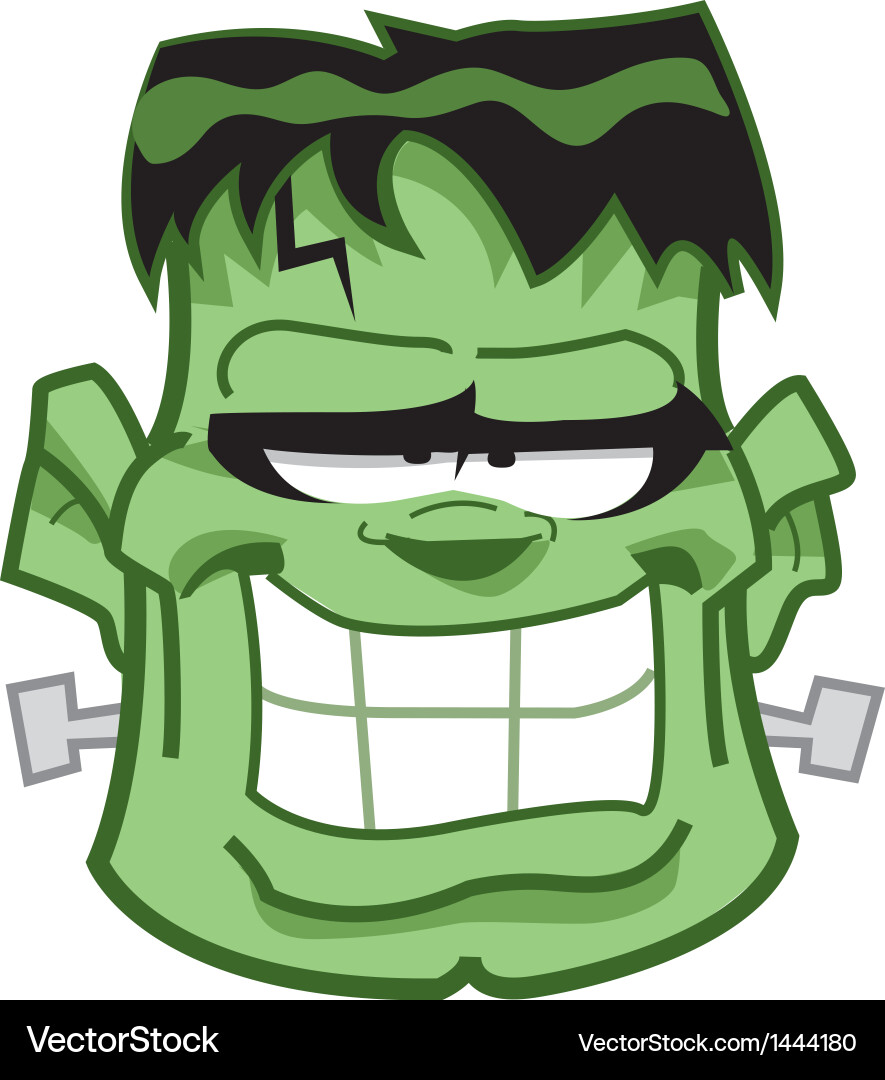 Frankenstein head Royalty Free Vector Image - VectorStock