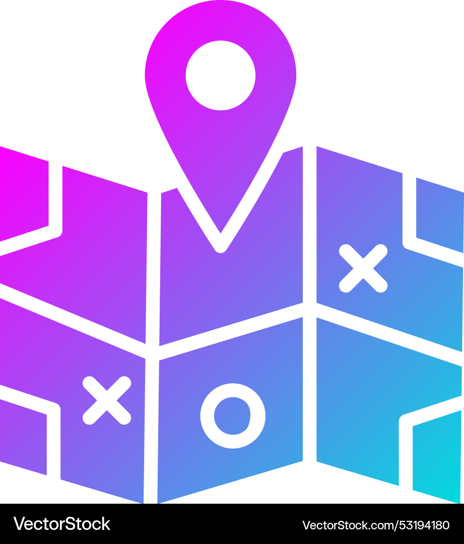 Map icon design Royalty Free Vector Image - VectorStock