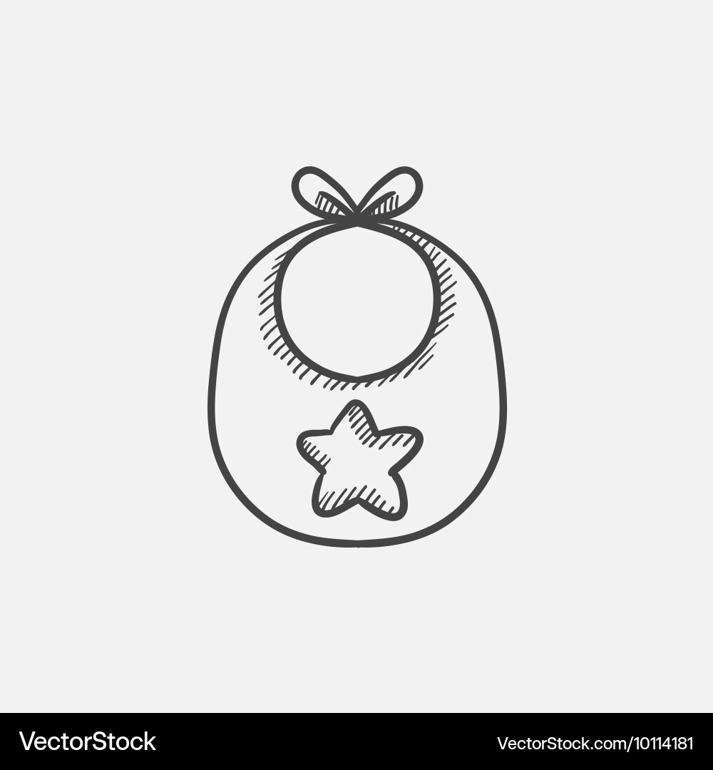Baby Bib Drawing