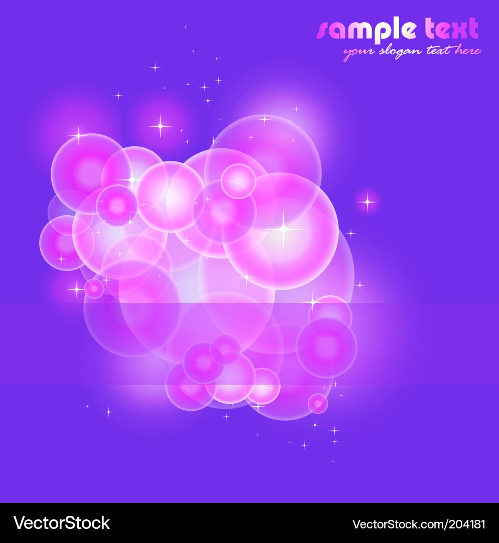 Magical lights Royalty Free Vector Image - VectorStock