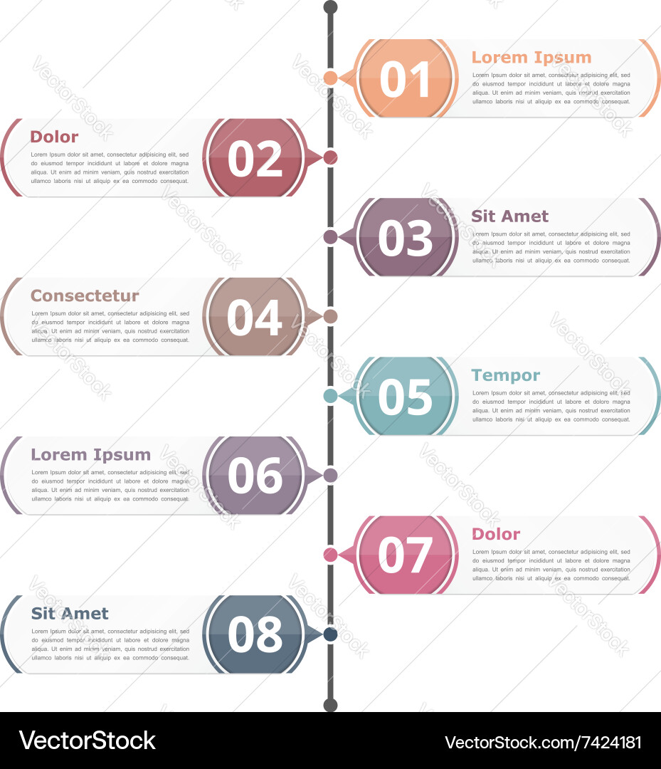 Process diagram Royalty Free Vector Image - VectorStock