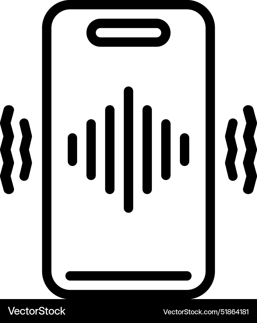 Vibrate Royalty Free Vector Image - VectorStock