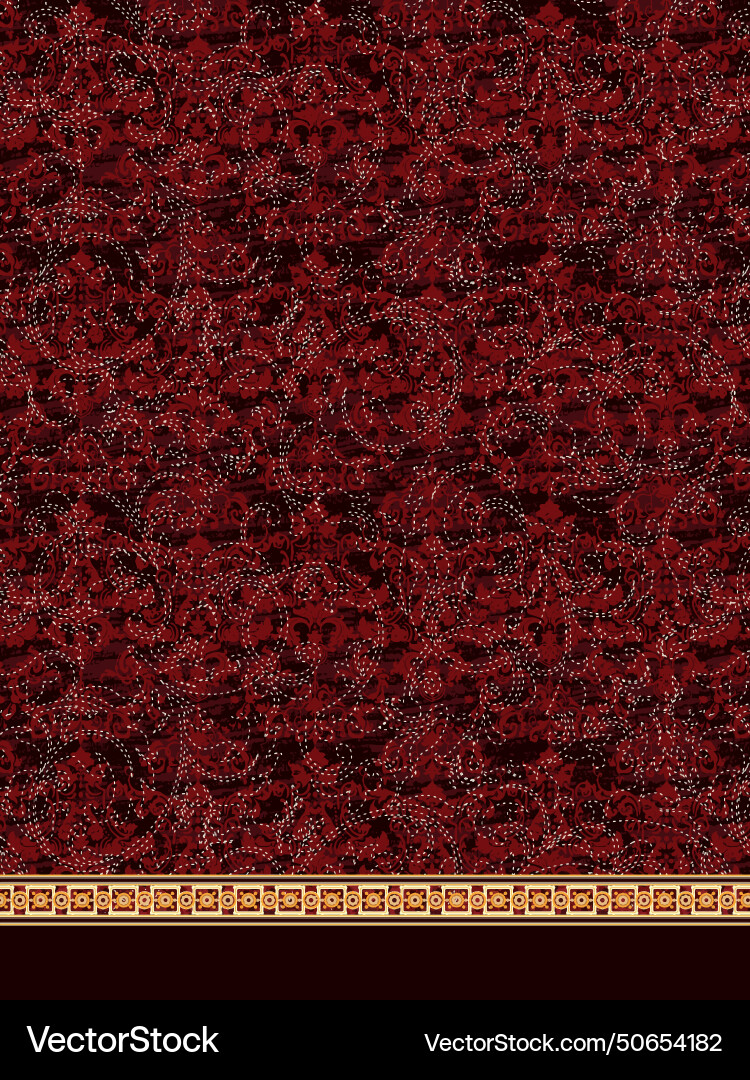 Textile digital design fabric print wallpaper Vector Image