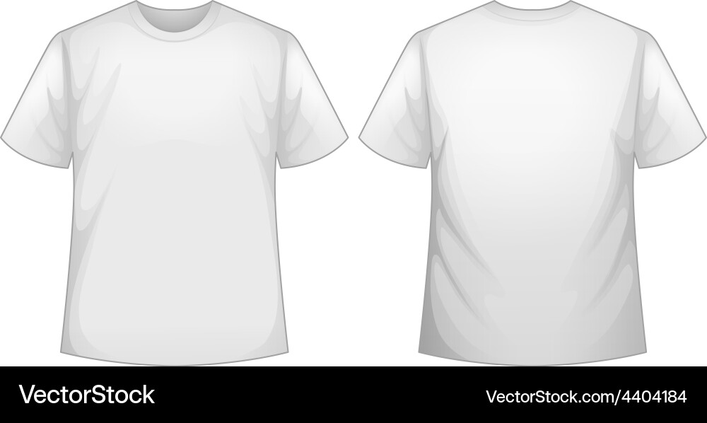 White shirt Royalty Free Vector Image - VectorStock