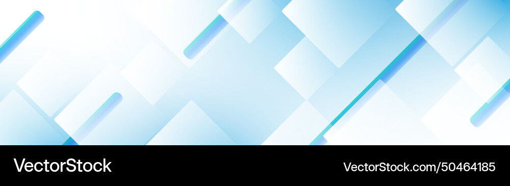 Abstract background with white and blue rectangle Vector Image