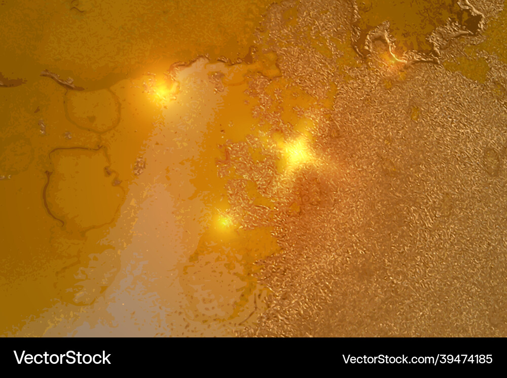 Amber yellow and gold abstract pattern Royalty Free Vector