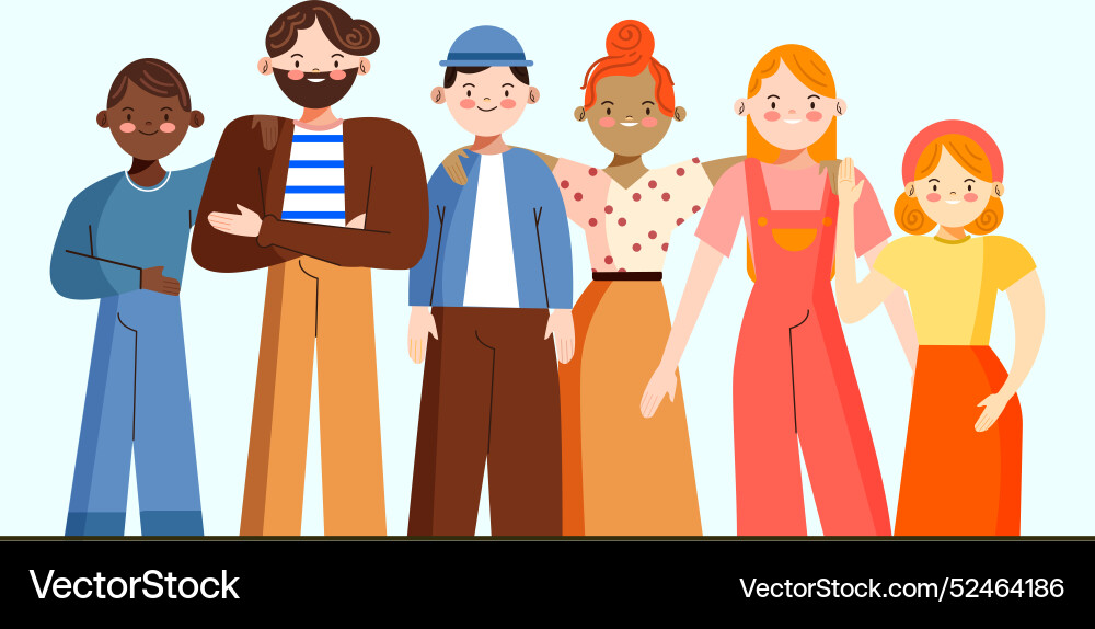 Group of people Royalty Free Vector Image - VectorStock