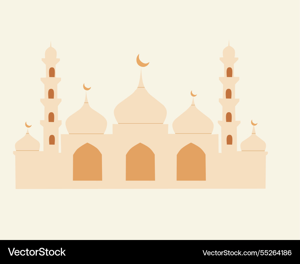 Mosque Royalty Free Vector Image - VectorStock